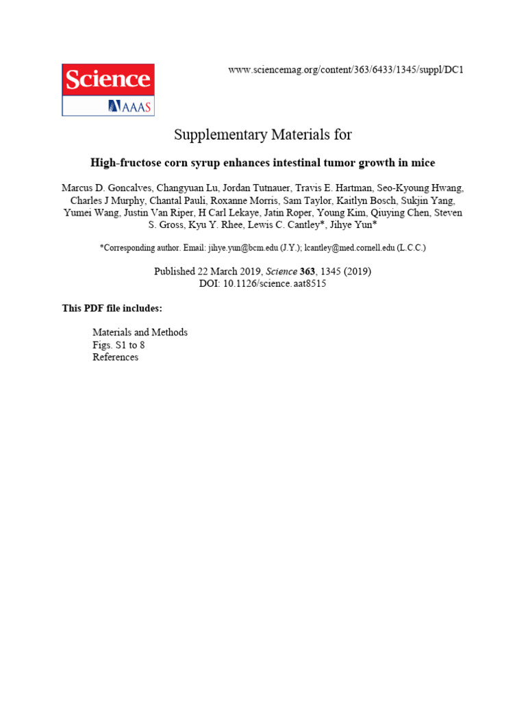 Hfcs & Crc-Goncalves - SM | PDF | Liquid Chromatography–Mass Spectrometry | Metabolomics