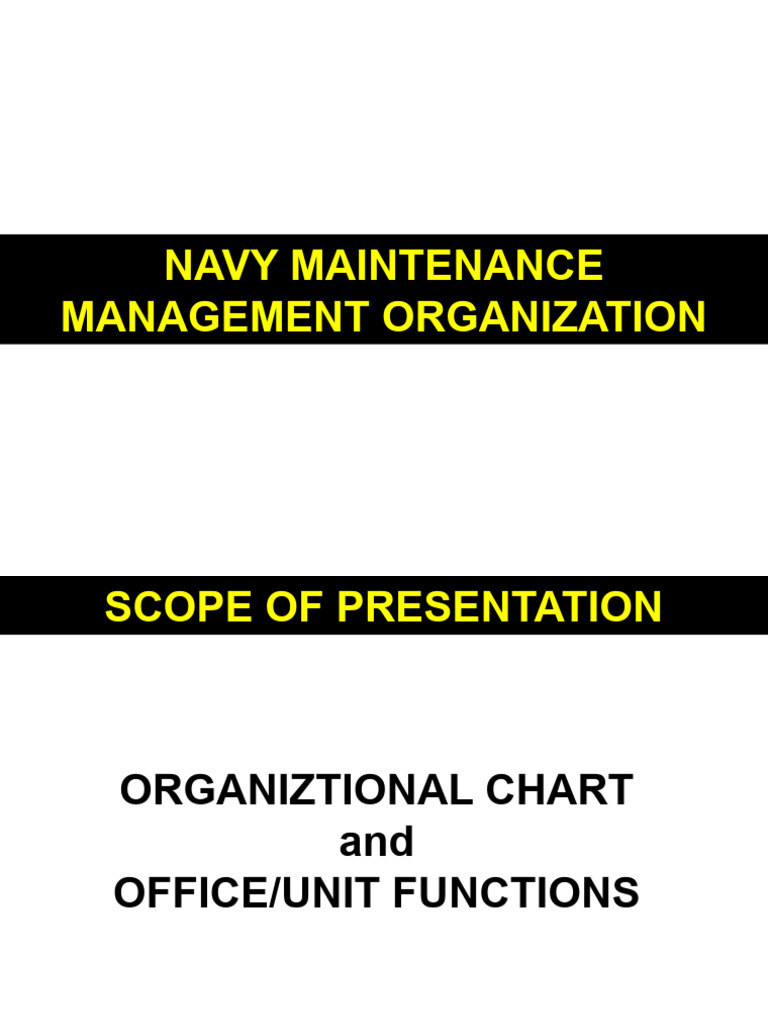 Navy Maintenance Management Organization | PDF | Ships | Shipbuilding