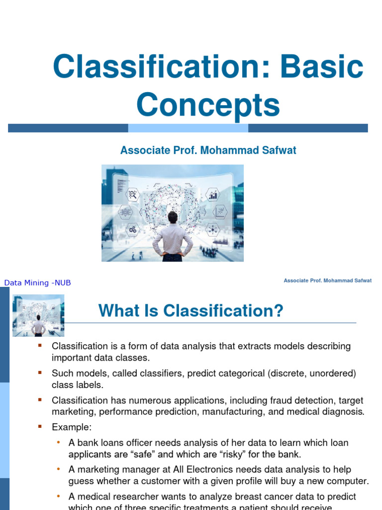 Lec4 Data Mining | PDF | Statistical Classification | Data