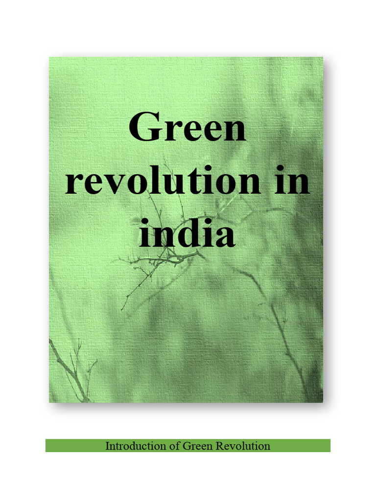 Green Revolution | PDF | Green Revolution | Agriculture Green Revolution | PDF | Green Revolution | Agriculture