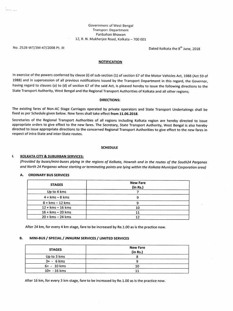 Bus Fare | PDF