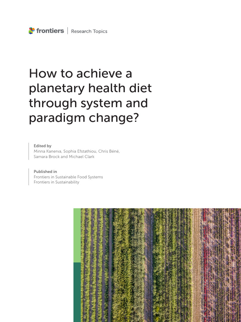 Special Issue How To Achieve A Planetary | PDF | Diet (Nutrition ...