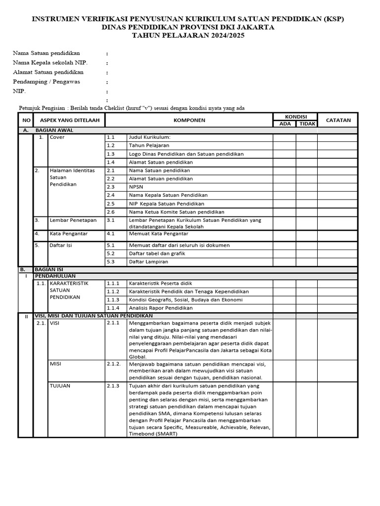 Instrumen KSP SMP 2024/2025 | PDF | Karier & Perkembangan