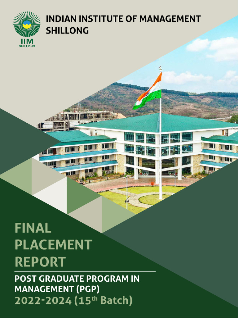 Completion Report IIM Shillong Final Placement 2022 24 Final LR | PDF ...