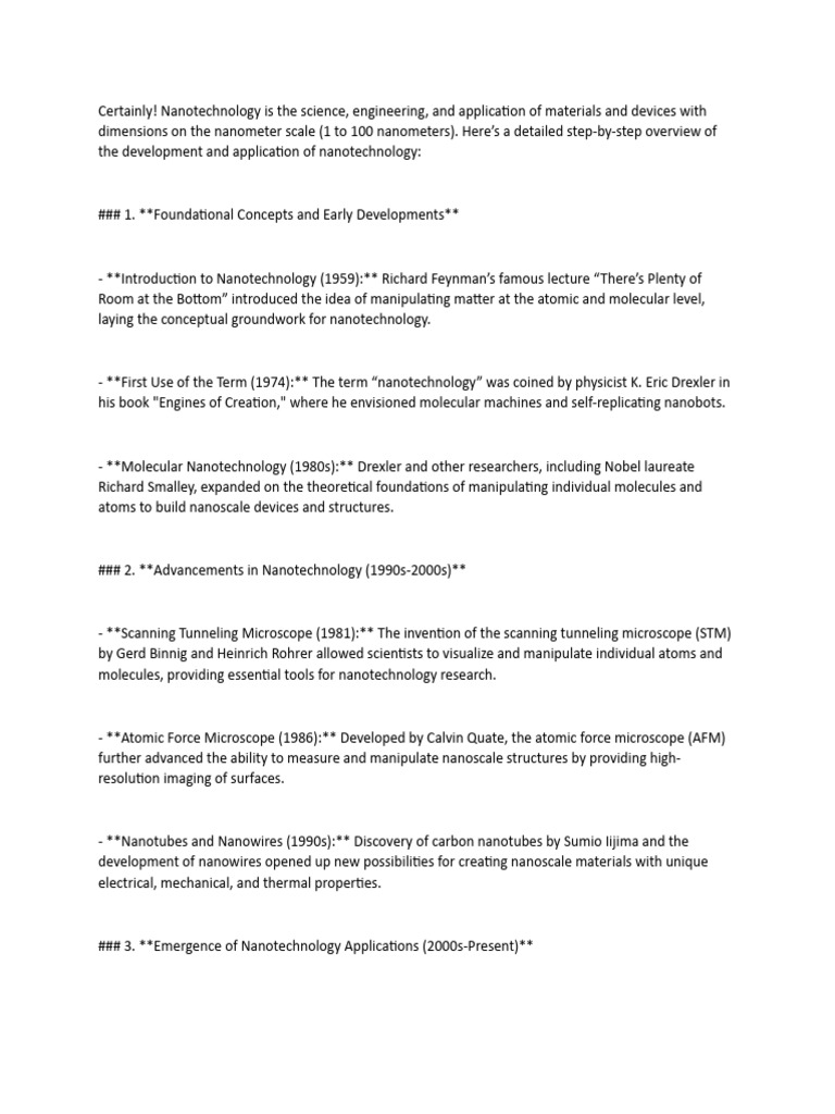 Nano | PDF | Nanotechnology | Physical Sciences