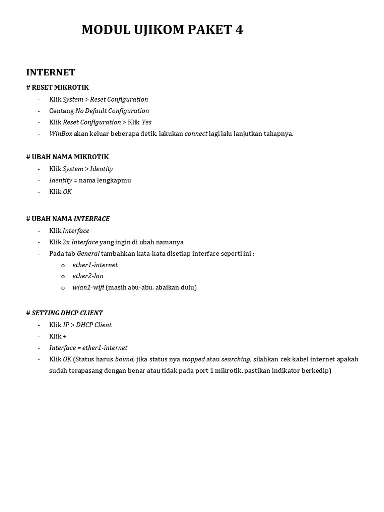 MODUL UJIKOM PAKET 4 v.7 - Full | PDF