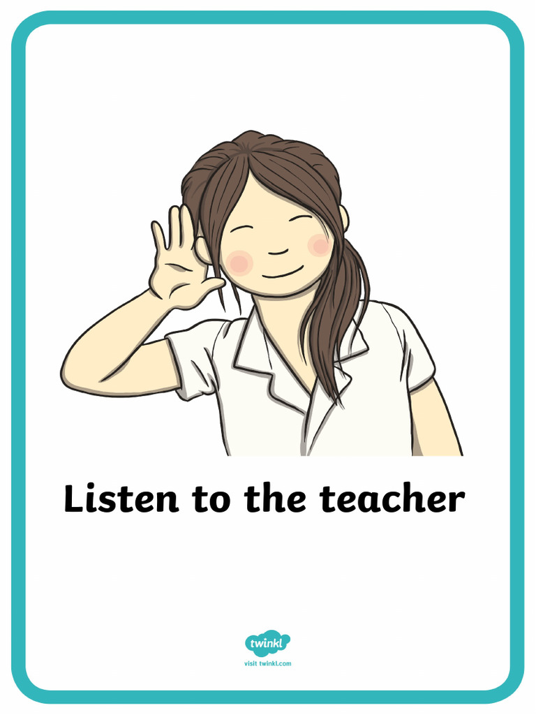 T C 7964b Classroom Behaviour Display Posters Editable Ver 1 | PDF ...