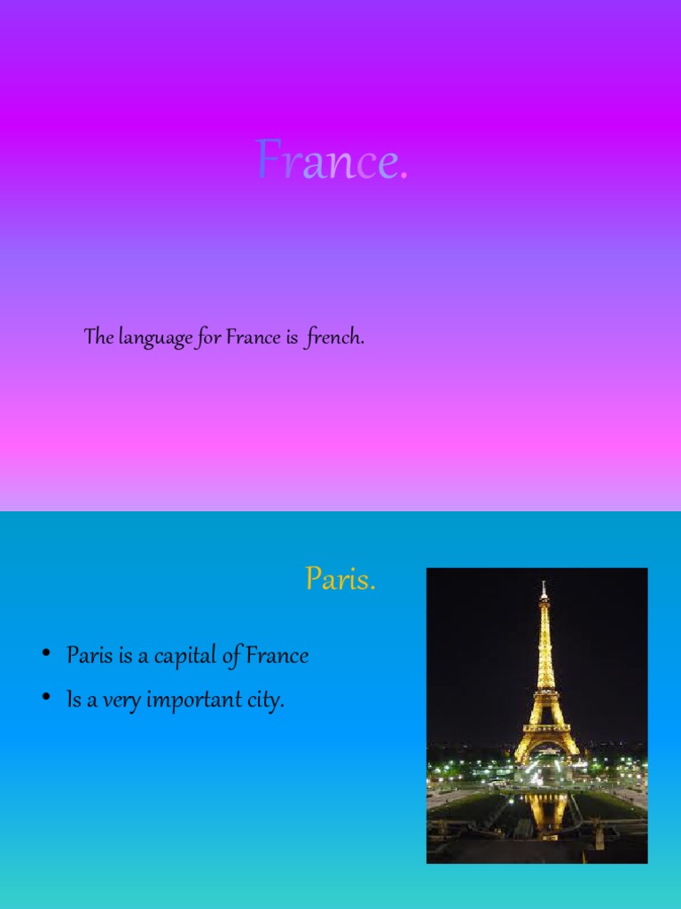 Language and Culture of France | PDF | Travel | Classics