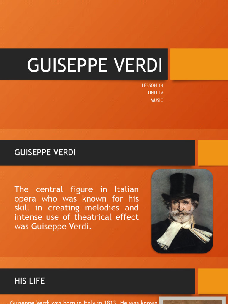MUSIC LESSON 14 and 15 | PDF | Giuseppe Verdi | Giacomo Puccini
