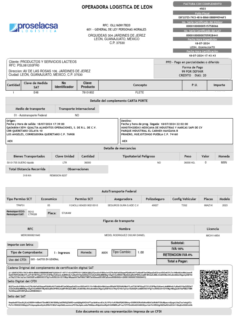 Factura 4503 Remision 8237 | PDF | Economias