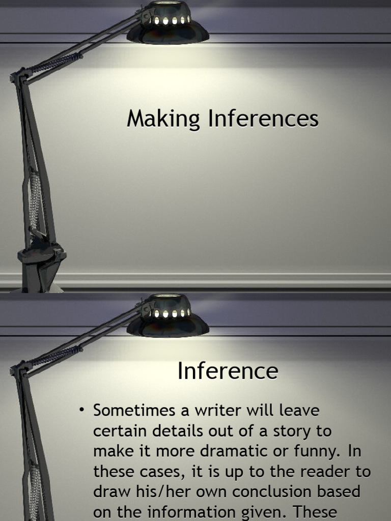 Making Inferences | PDF