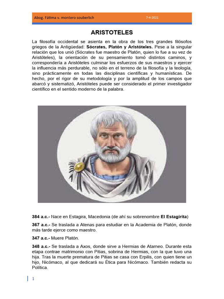 Aristo Tele S | PDF | Aristóteles | Metafísica