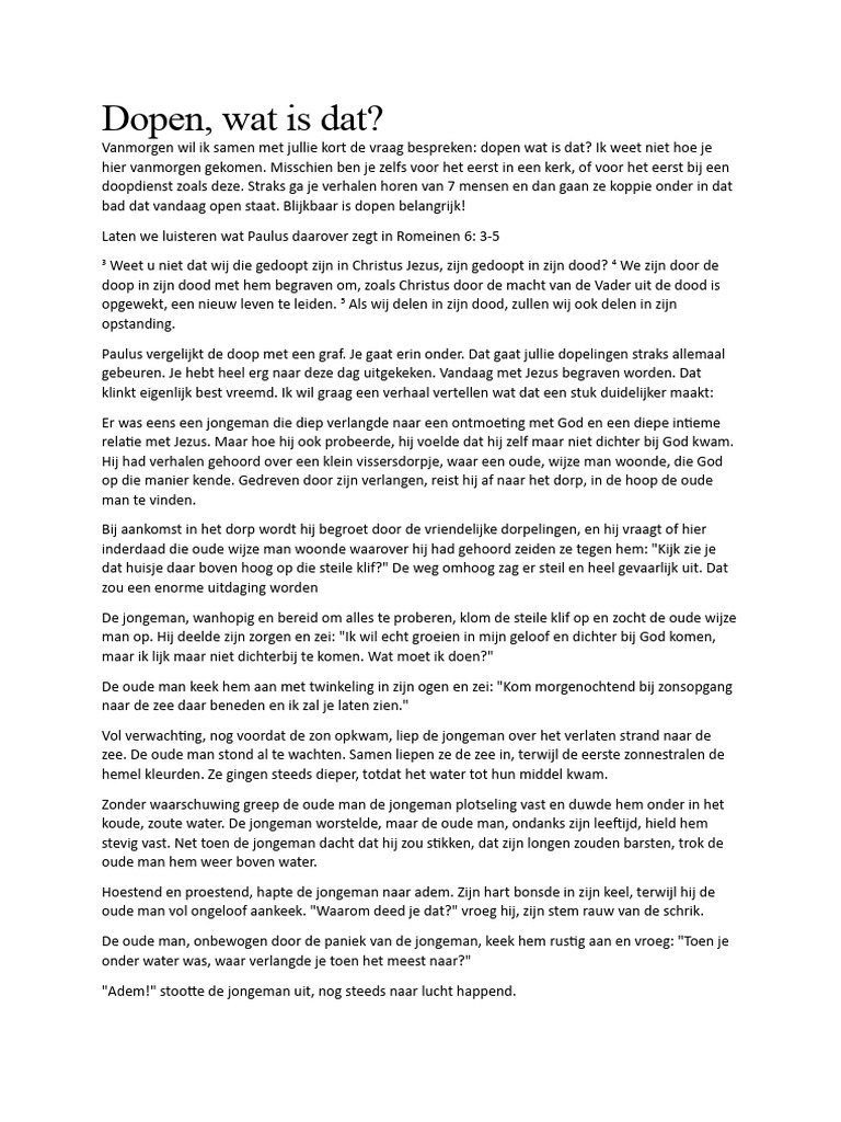 Dopen Wat Is Dat | PDF