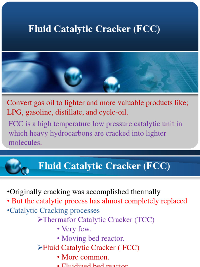 FCC-2021 | PDF | Cracking (Chemistry) | Catalysis