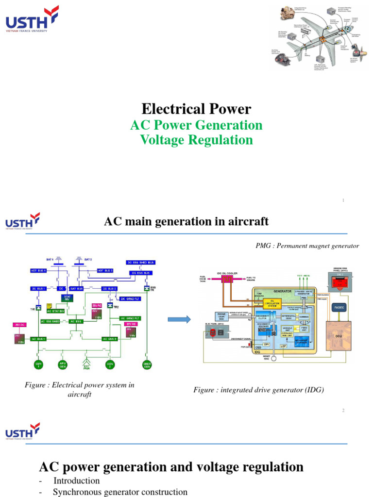 AC Power Generation and Voltage Regulation | PDF | Electric Motor ...