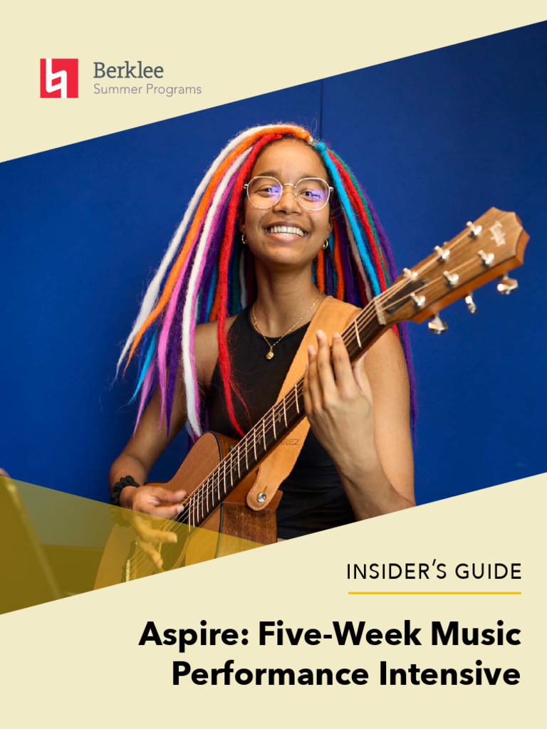 Berklee Aspire: 5-Week Music Intensive | PDF | Audition | Singing
