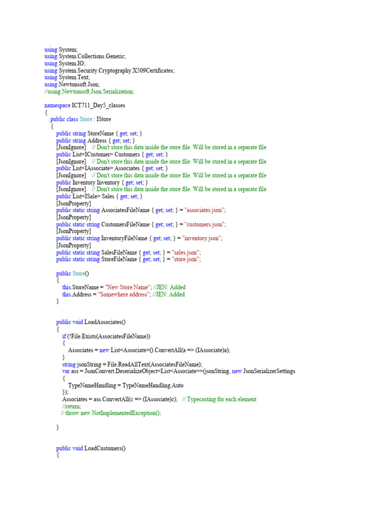 Store Updated | PDF | Json | Software