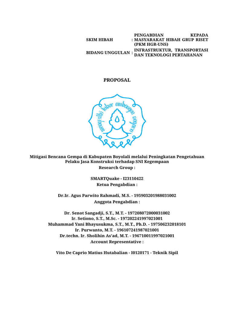 Proposal Revisian 00200359034572024identitas | PDF