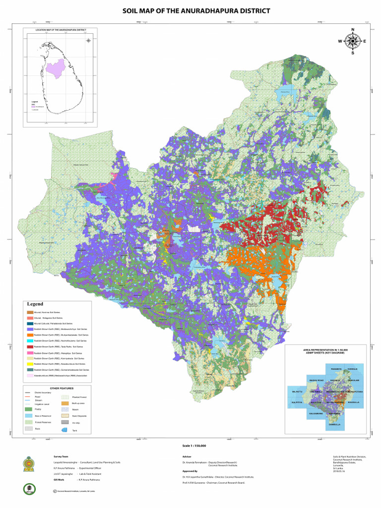 Soil Map Anuradhapura | PDF