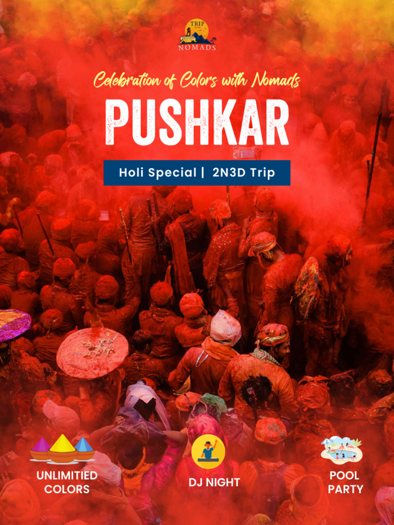 Pushkar Holi 2N3D @TWN | PDF | Meal