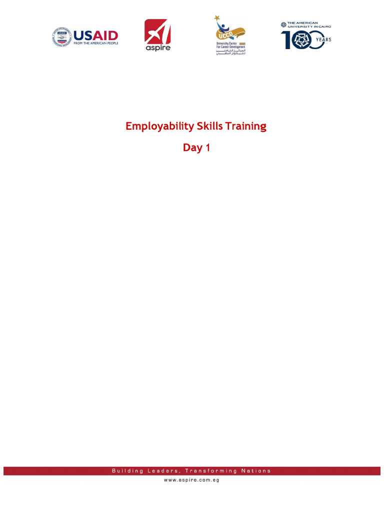Uccd Training Day 1 Pdf Methodology Experience