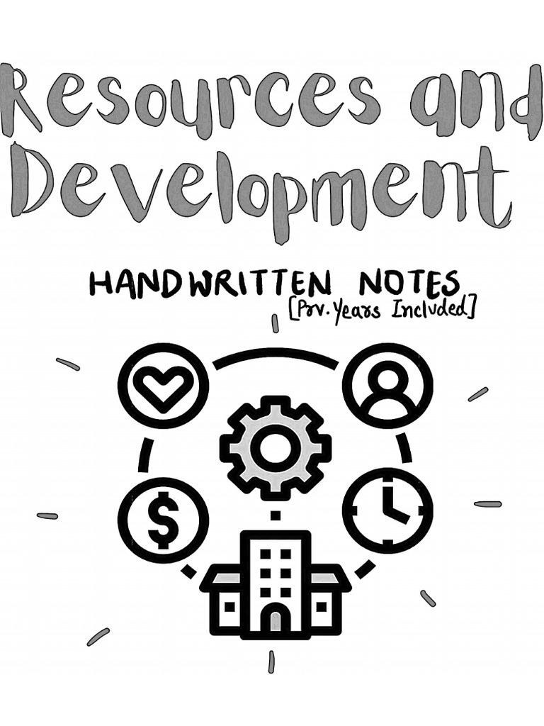 Resources and Development | PDF