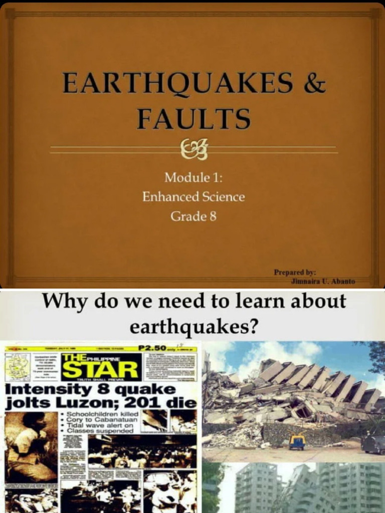 Earthquake & Faults | PDF