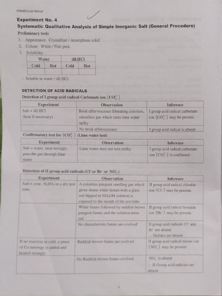 Lab Record | PDF