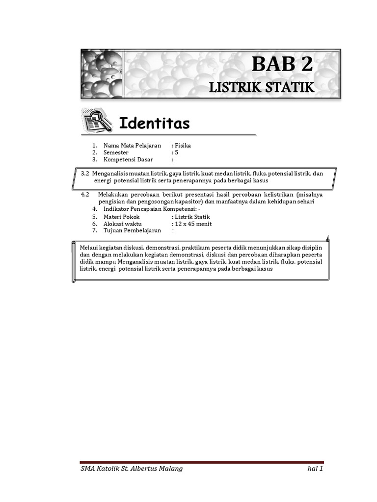 Modul Listrik Statik | PDF