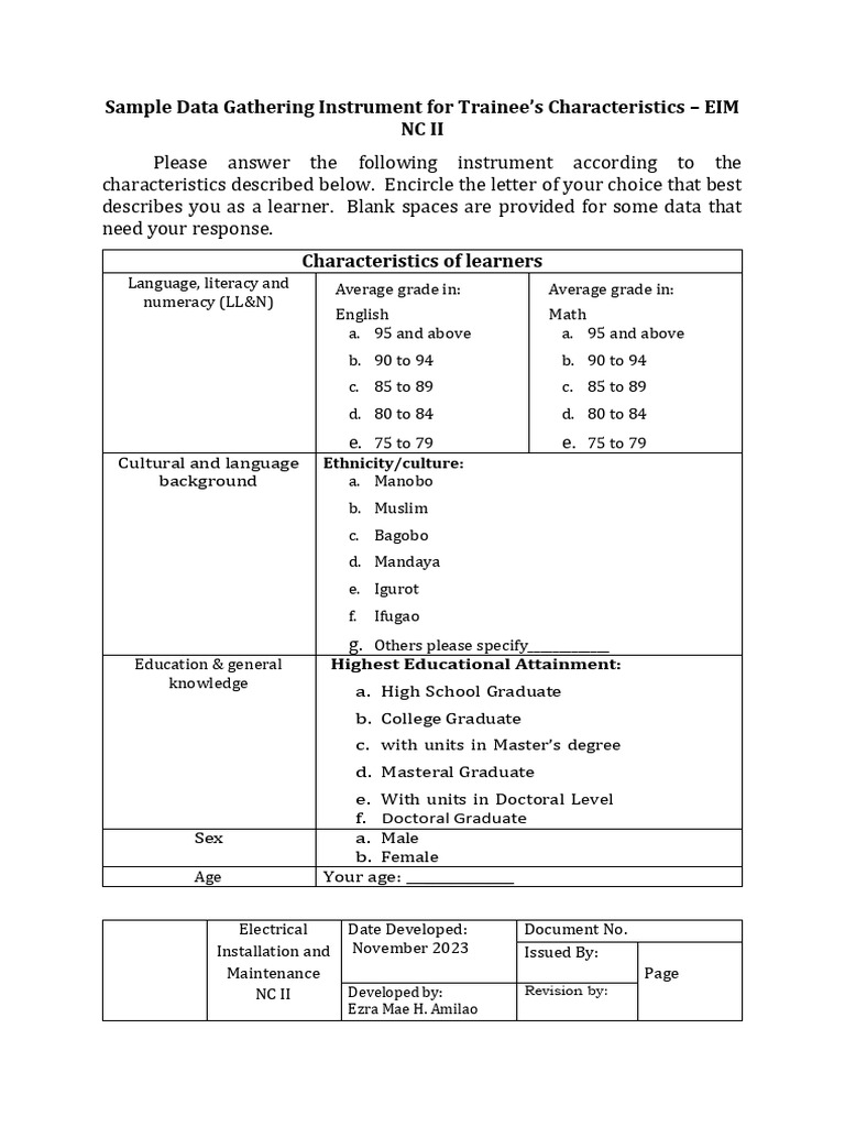 Characteristics of Learners EZRA MAE H. AMILAO | PDF | Learning ...