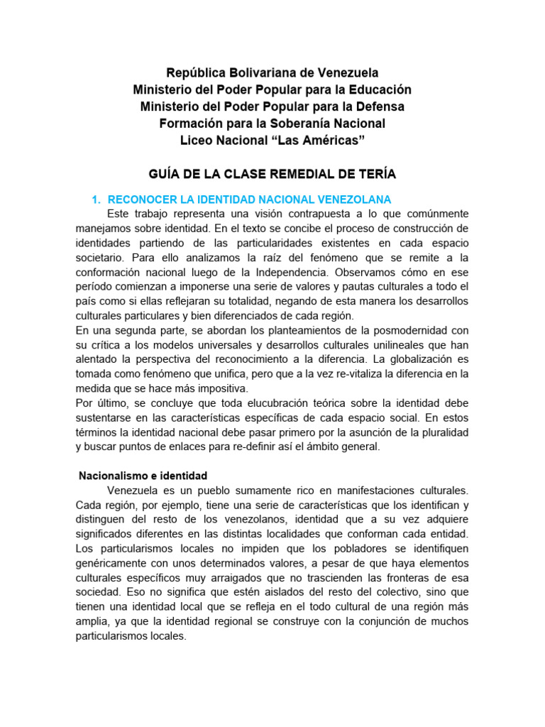 Guía de La Clase Remedial de FSN 2023-2024 | PDF
