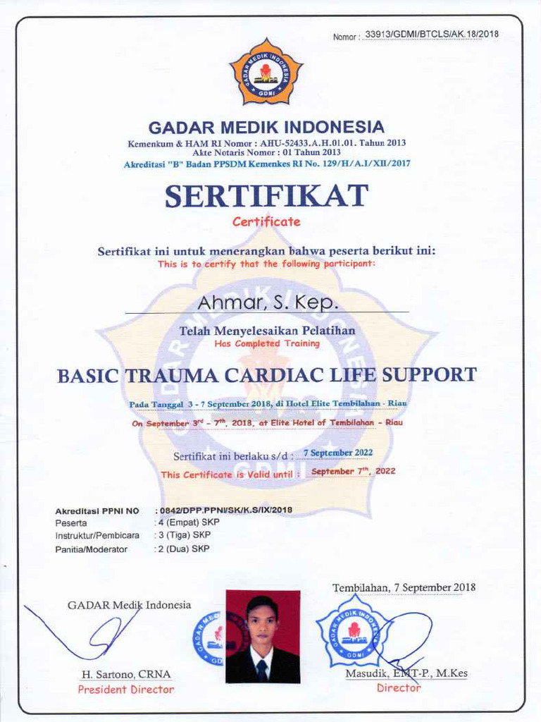 Sertifikat BTCLS - 11zon | PDF