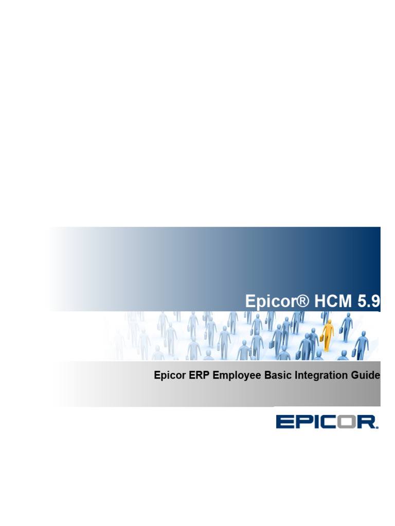 HCM 5.9 Epicor ERP Basic | PDF | Enterprise Resource Planning | Employment
