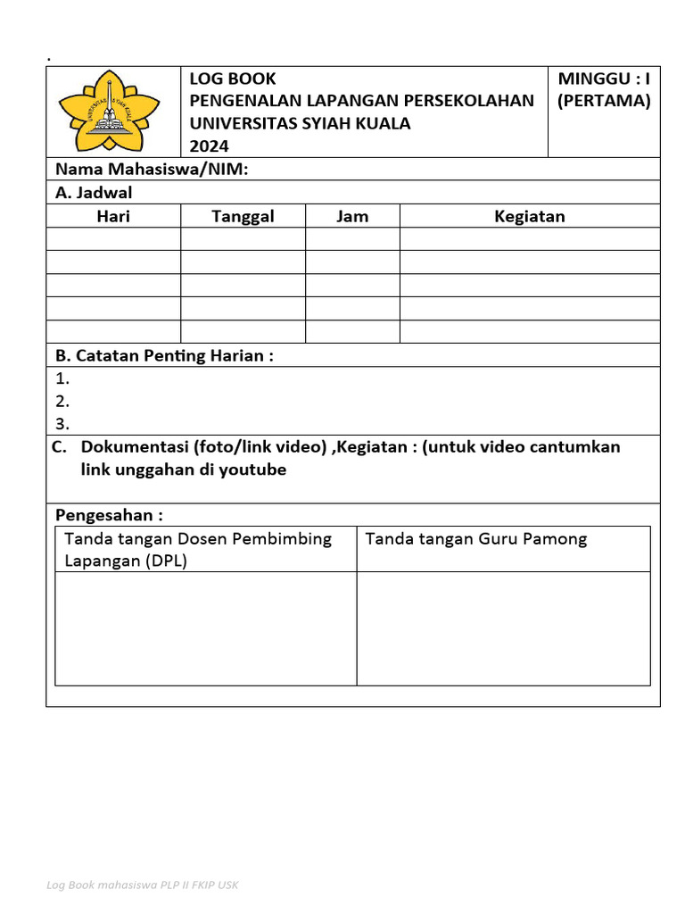 Buku Catatan Harian Log Book | PDF | Sains & Matematika | Teknologi & Rekayasa