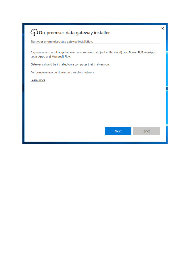 PowerBI Gateway | PDF