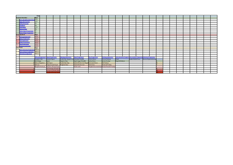 (Updated) Recommended Routine Bodyweight Workout Log | PDF | Sports ...