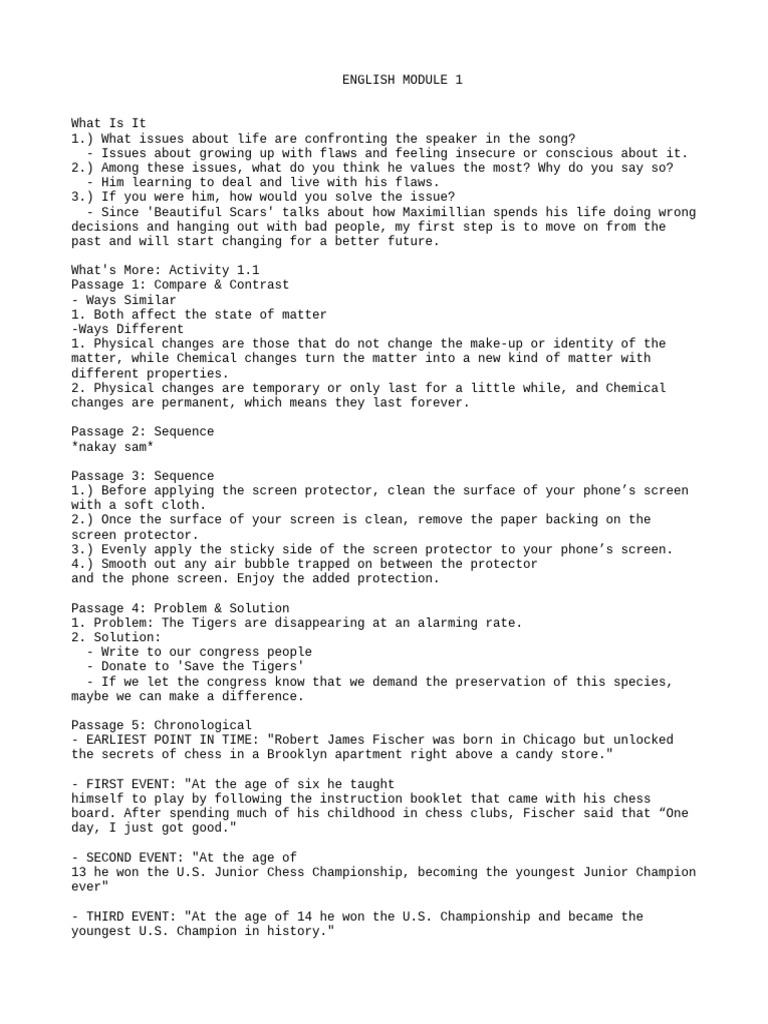 English Modules | PDF