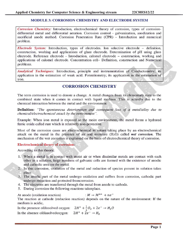 @vtucode - in BCHES102 Module 3 2022 Scheme | PDF