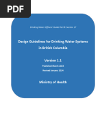 Ontario Drinking Water Design Guidelines | PDF | Drinking Water
