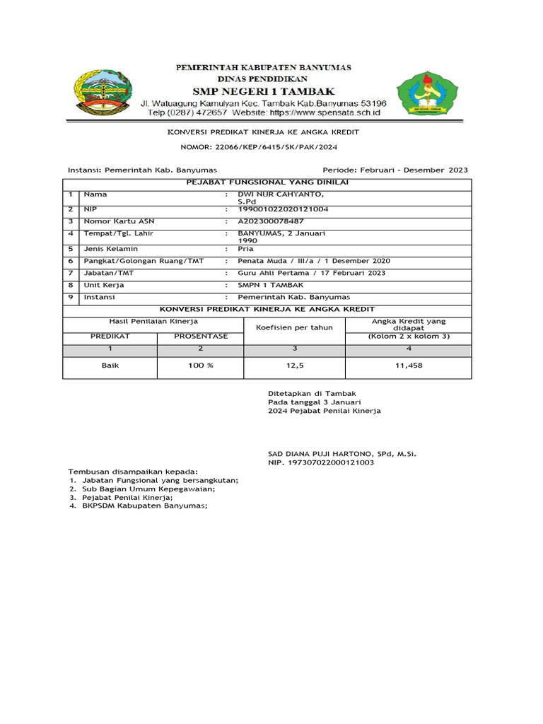 Pak Cahyo - Baru | PDF