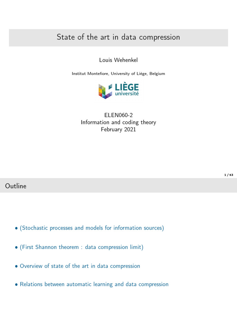 4 Information Theory | PDF | Encodings | Algorithms
