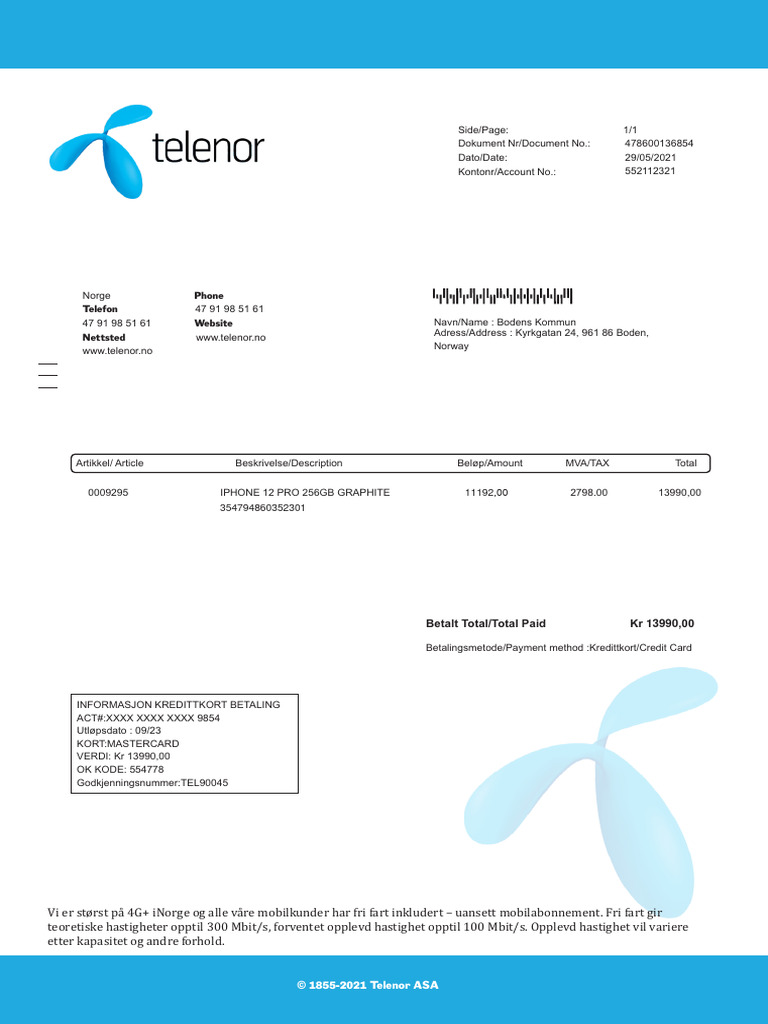 (Telenor) | PDF