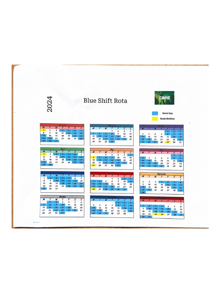 Blue Shift Rota | PDF