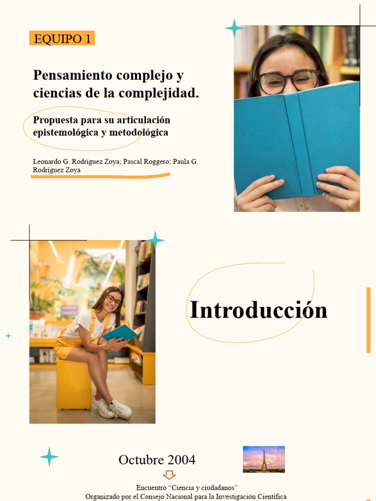 Pensamiento Complejo y Ciencias de La Complejidad. | PDF | Complejidad | Pensamiento