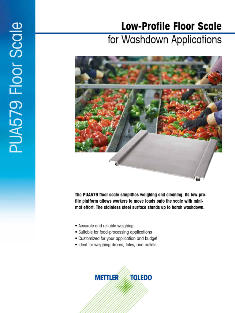 MAR DS PUA579 Floor Scale EN | PDF | Corrosion | Stainless Steel