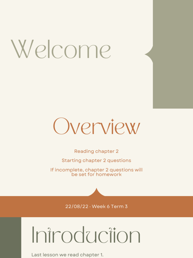 Chapter 2 Reading & Analysis | PDF