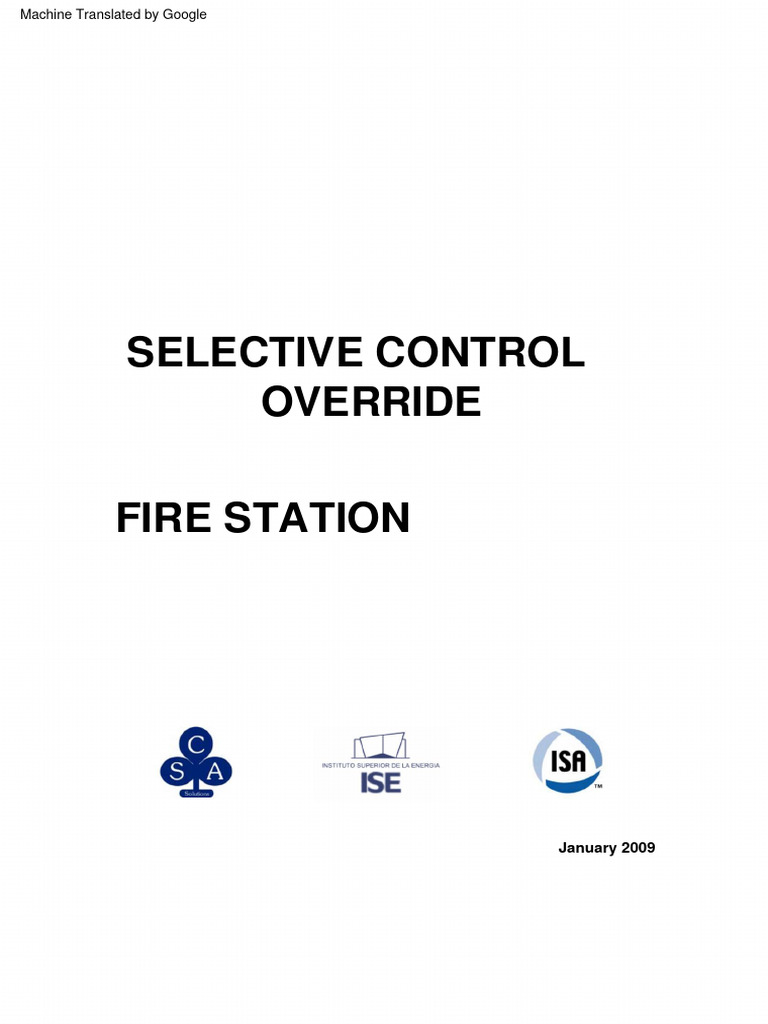 Control Selectivo Override Estación de Bombeo | PDF | Pump