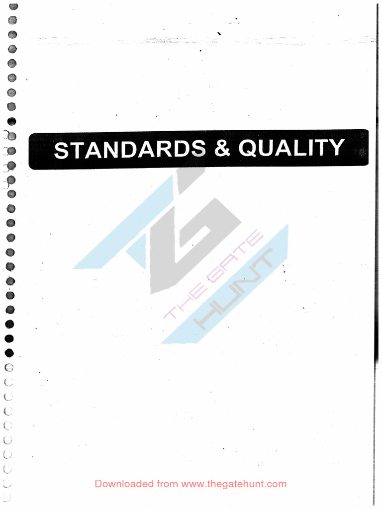 Standards and Quality Practices | PDF