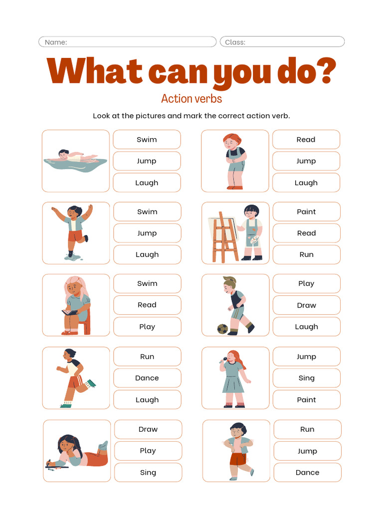 Action Verbs | PDF