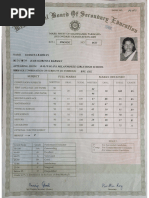 SSLC Marks Card | PDF